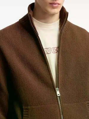 Moncler Logo-patch Zip-up Cardigan