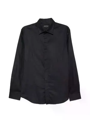 Emporio Armani Monogram-jacquard Shirt