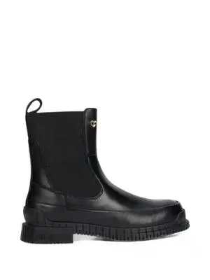 Moschino Heart-motif Ridged-sole Boots