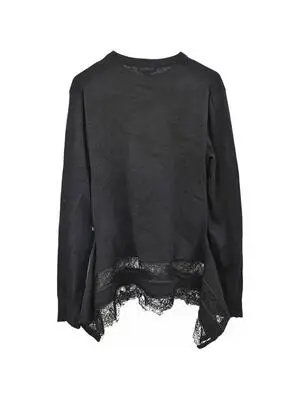 LOUIS VUITTON 2018 Lace-trim Sweater