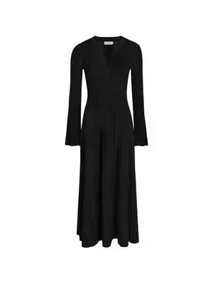 Simkhai Ribbed-knit Long-sleeve Dress