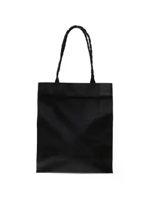 Issey Miyake Paper Logo-debossed Leather Tote Bag
