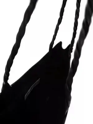 Issey Miyake Paper Logo-debossed Leather Tote Bag