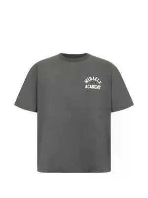 NAHMIAS Miracle Academy Boxy Cotton T-shirt - Grey