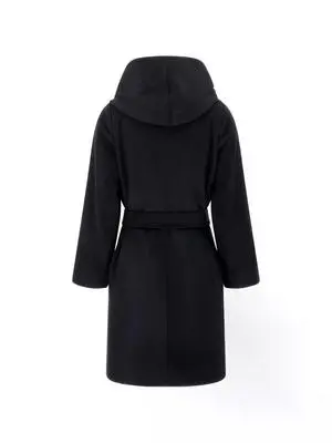 Max Mara New Mang Hooded Belted Coat