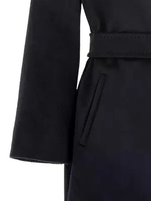 Max Mara New Mang Hooded Belted Coat