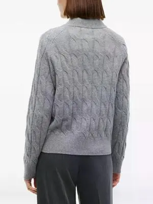 Tommy Hilfiger Cable-knit Button-up Sweater