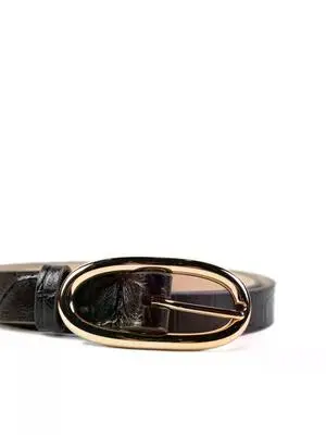 Tory Burch Croc-effect Buckle Belt