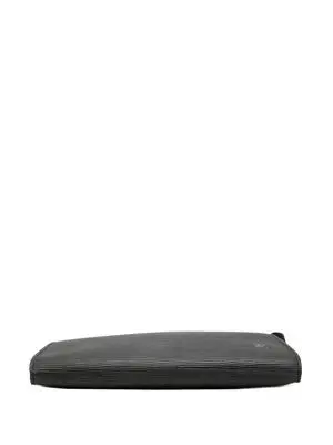LOUIS VUITTON 2002 Epi Pochette Accessoires Shoulder Bag - Black