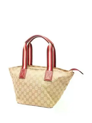Gucci 2000-2015 Gg Canvas Web Tote Bag - Neutrals