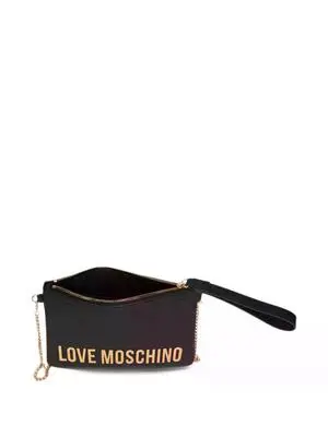 Moschino Logo-plaque Clutch Bag