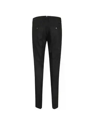 JACOB COHЁN Melange-effect Logo-patch Trousers