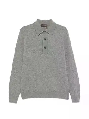 FILIPPO DE LAURENTIIS Button-placket Polo Shirt - Grey