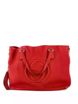 Gucci Soho Working Leather Large Tote Bag