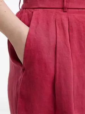 BENETTON Pleated Elasticated-waist Shorts