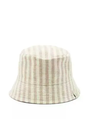 Brunello Cucinelli Striped Bucket Hat
