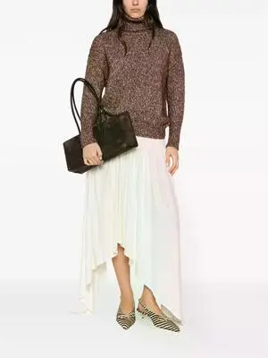 BASE Marl-knit Roll-neck Sweater