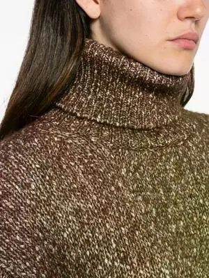 BASE Marl-knit Roll-neck Sweater