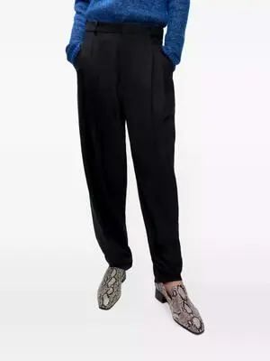 CORDERA Pleated Trousers - Black
