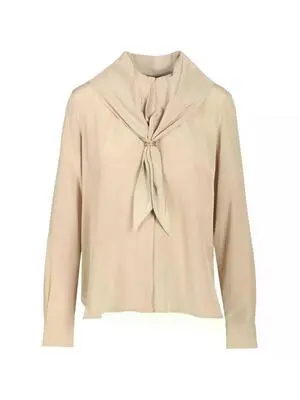 Max Mara Foulard-detail Silk Shirt