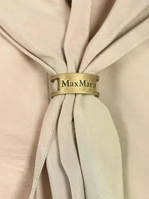 Max Mara Foulard-detail Silk Shirt