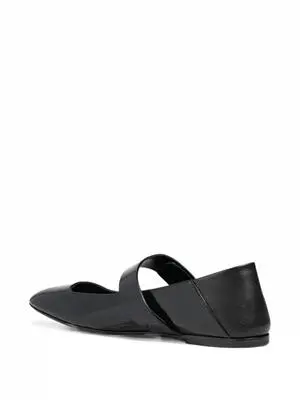 Valentino Garavani Vlogo Locker Square-toe Ballet Flats