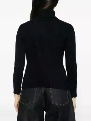 BASE Ribbed-knit Roll-neck Sweater