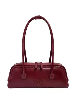 MARGESHERWOOD Soft Boston Logo-embossed Leather Shoulder Bag