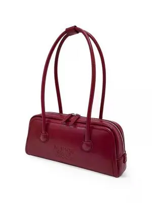 MARGESHERWOOD Soft Boston Logo-embossed Leather Shoulder Bag