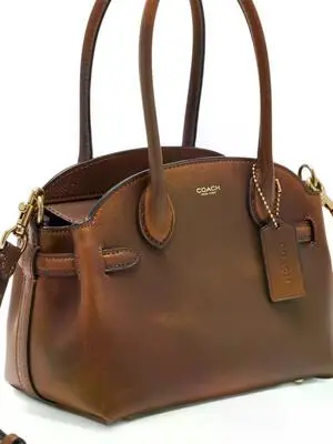 COACH Empire Carryall Bag 21 In Loved Leather - Brown