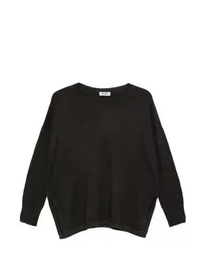 BASE Long-sleeve Side-slit Sweater