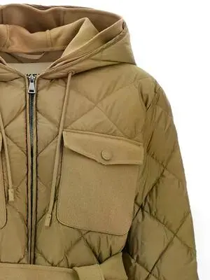 Max Mara Fidato Diamond-quilted Down Jacket