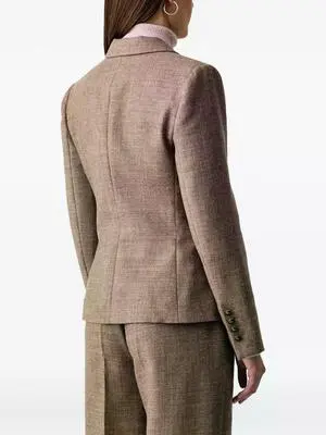 Luisa Spagnoli Sarat Double-breasted Peaked-lapel Blazer