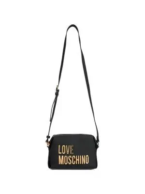 Moschino Logo-lettering Zip-top Shoulder Bag