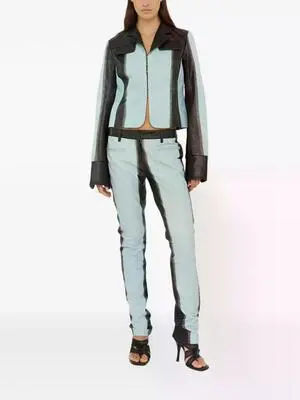 Christopher Esber Scuffed-effect Leather Jacket