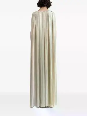 GEMY MAALOUF Pleated Cape-detail Jumpsuit