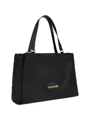 Moschino Logo-plaque Tote Bag