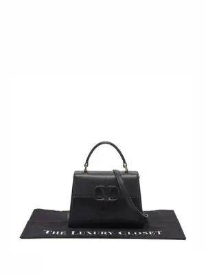 Valentino Garavani Small Vsling Leather Tote Bag - Black