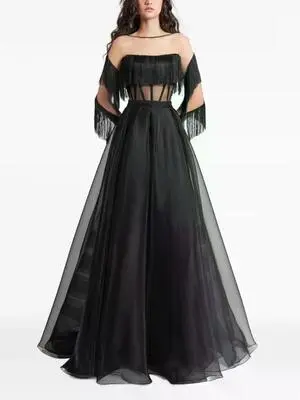 GEMY MAALOUF High-waisted Flared Skirt