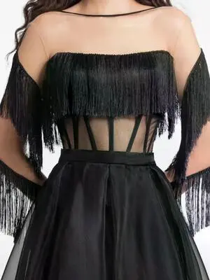 GEMY MAALOUF High-waisted Flared Skirt