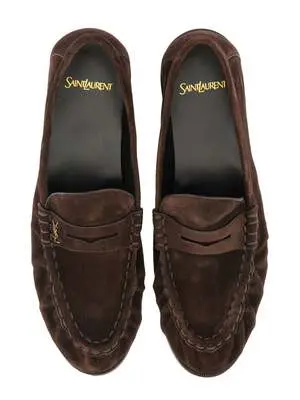 Saint Laurent Mocassino Le Loafer - Brown