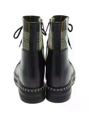 Chloé X Barbour Noua Check-panel Ankle Boots