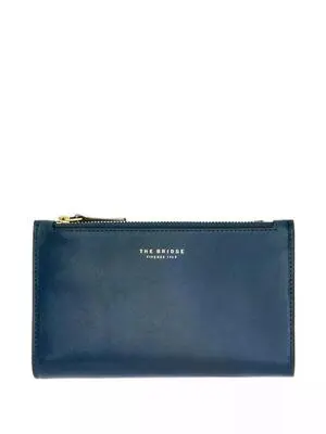 THE BRIDGE Logo-print Leather Mini Bag - Blue