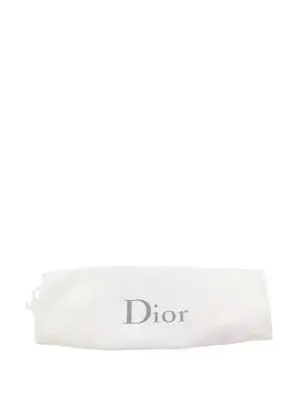 Dior 2015-2026 Mini Satin Crystal Embellished Saddle Bag Handbag - Grey