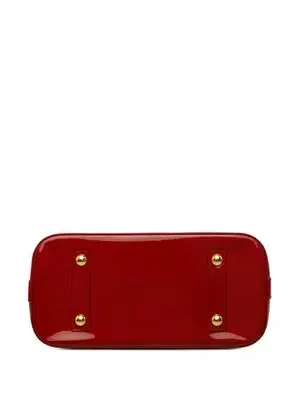 LOUIS VUITTON 2013 Monogram Vernis Alma Pm Handbag - Red