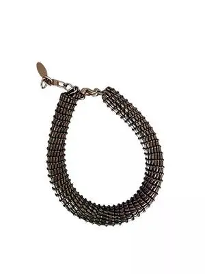 Brunello Cucinelli Monili-beaded Bracelet - Silver