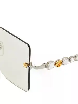Gucci Crystal-embellished Square Sunglasses