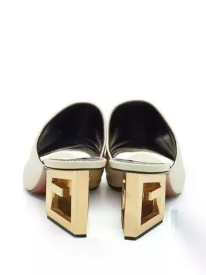 Givenchy Triangle Leather Mules