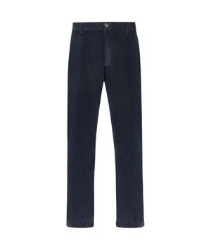 Paul & Shark Alba Trousers In Corduroy - Blue
