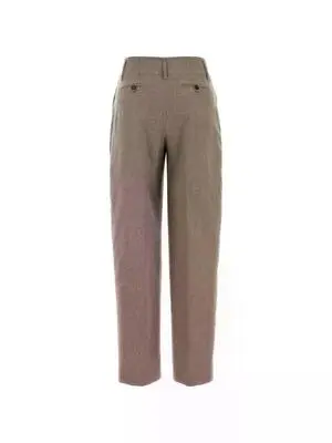 PT TORINO Pleated Tapered Trousers - Neutrals